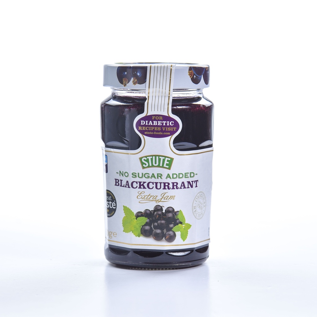 STUTE DIABETIC JAM BLACKCURRANT 430G | WHIM