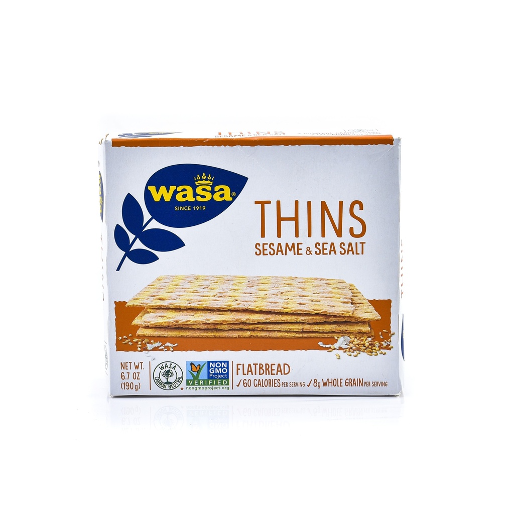 WASA THIN SESAME & SEA SALT 190G | WHIM