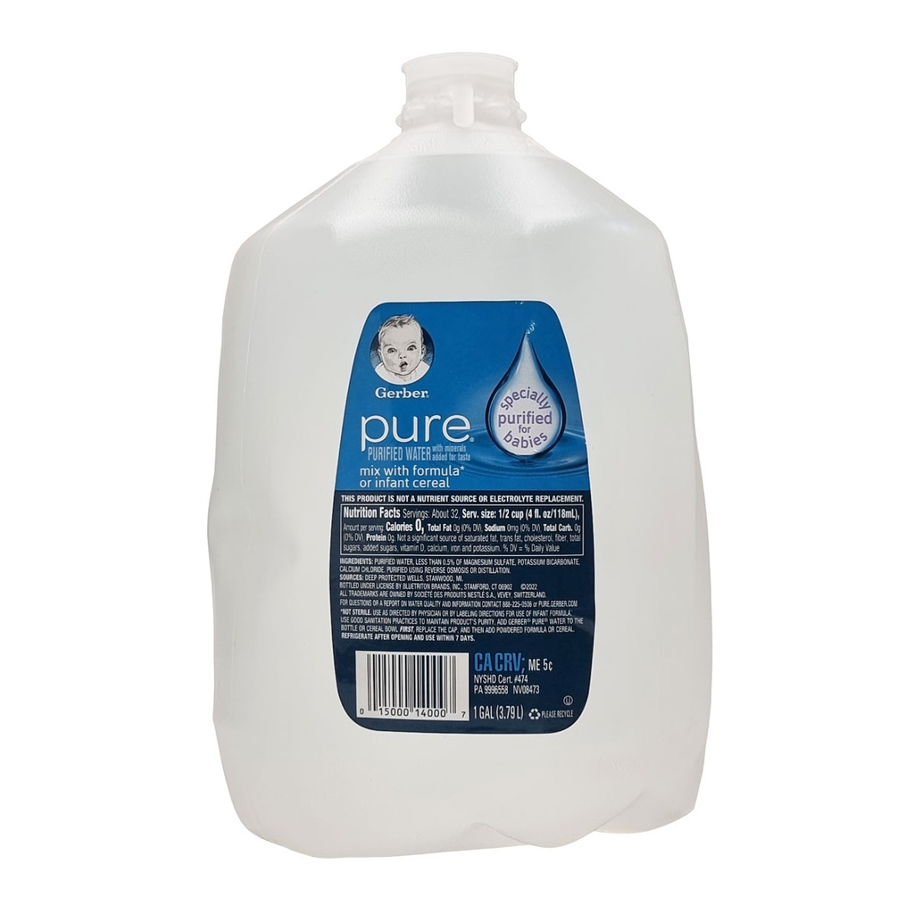 GERBER PURE WATER 3.79L | WHIM