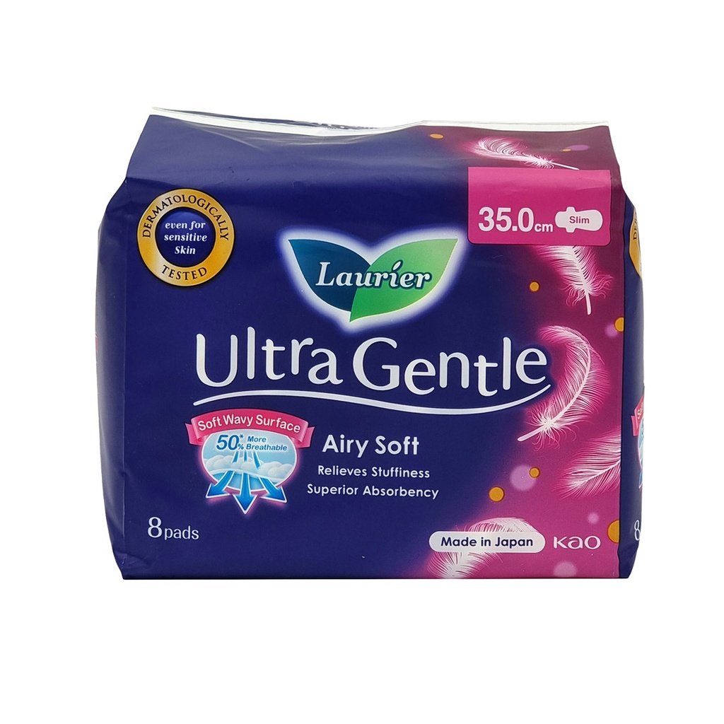 LAURIER ULTRA GENTLE AIRY SOFT SLIM WING 8'S 35CM PADS | WHIM