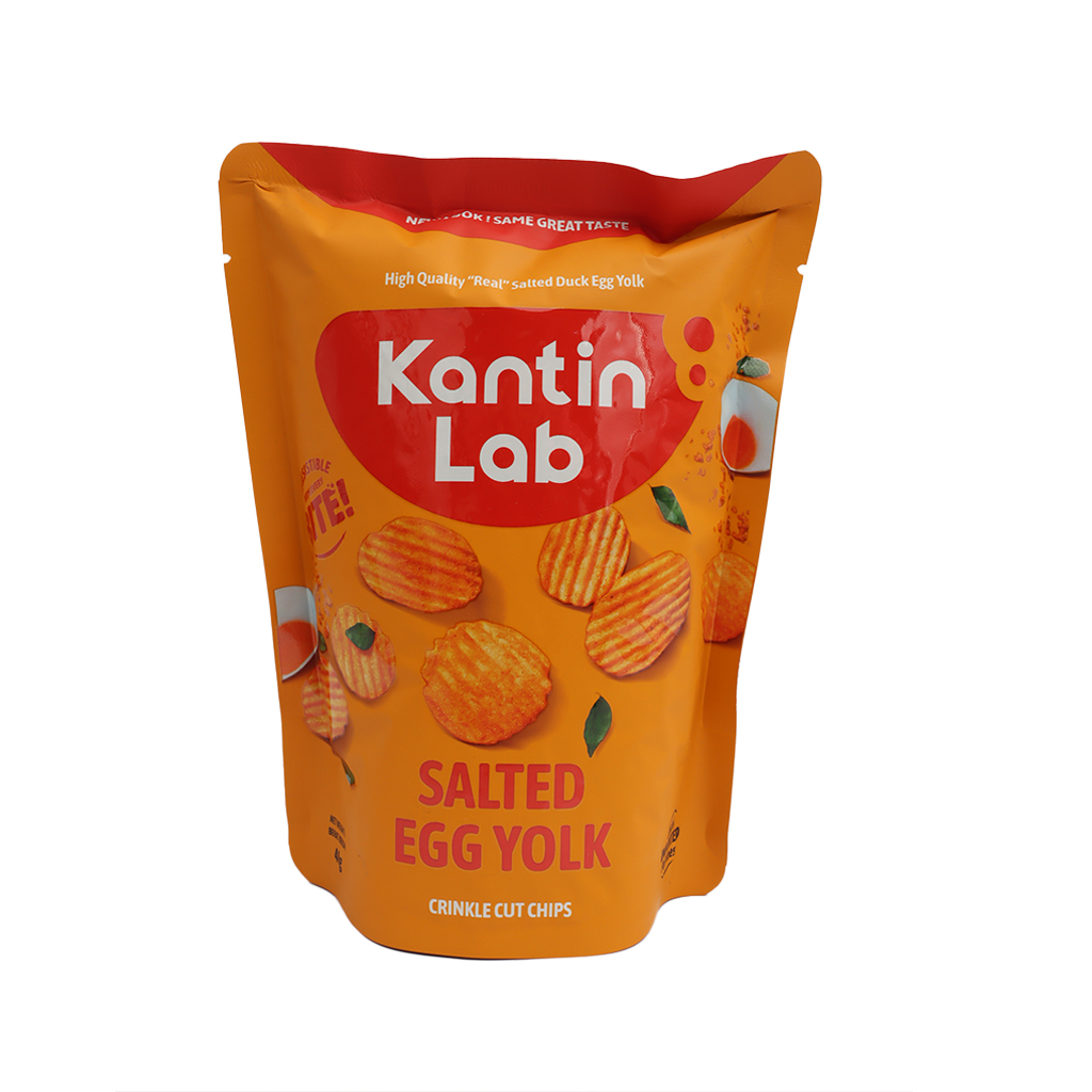 KANTIN LAB SALTED EGG YOLK CRINKLE CUT CHIPS 40G | WHIM