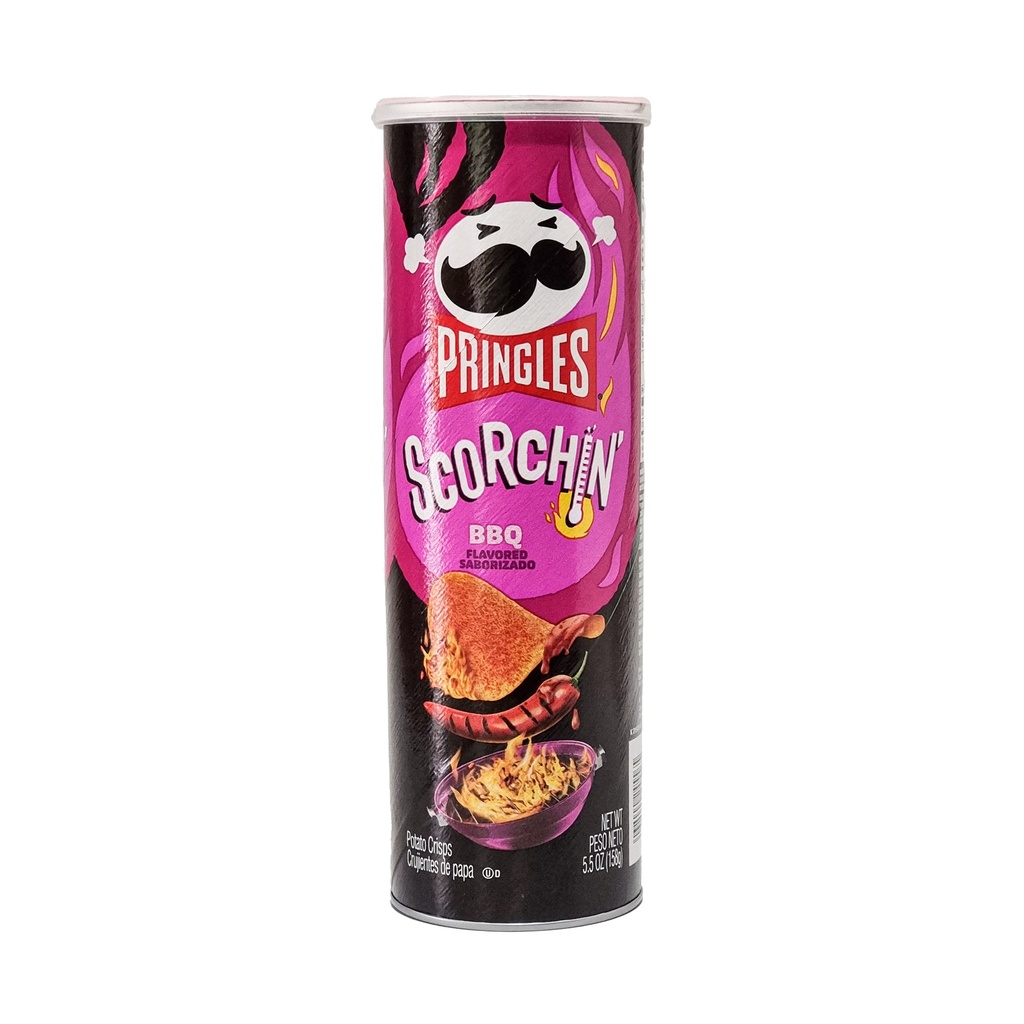 PRINGLES SCORCHIN CRISPS BBQ 158G | WHIM