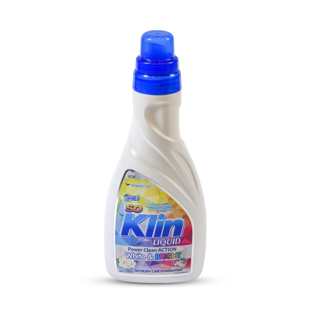 SO KLIN LIQUID DETERGENT (WHITE & BRIGHT) 1LTR | WHIM