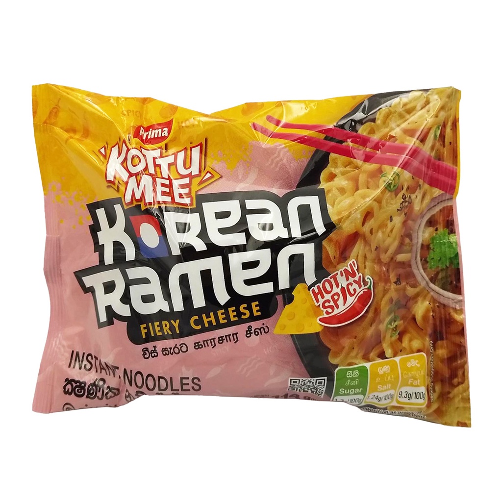 KOTTU MEE KOREAN RAMEN FIERY CHEESE HOT 'N' SPICY 114G | WHIM