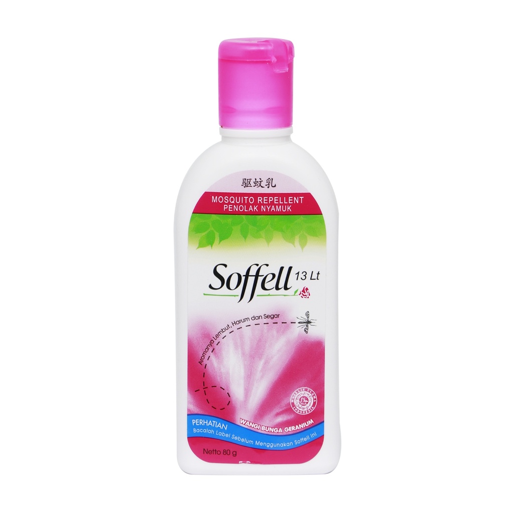SOFFELL MOSQUITO REPELLENT LOTION PINK FLORAL 80ML | WHIM