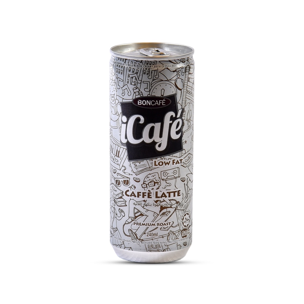 BONCAFE ICAFE CAFFE LATTE 240ML | WHIM