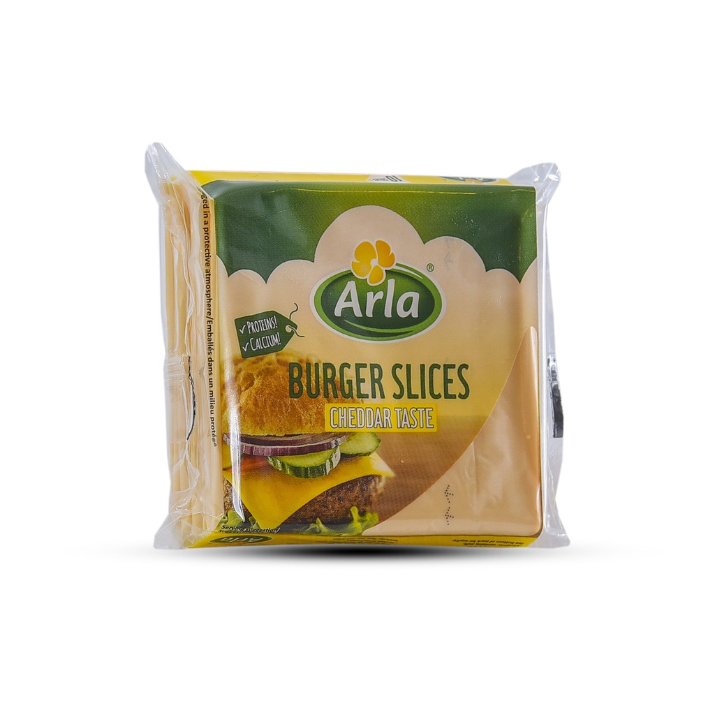 ARLA BURGER CHEESE SLICES CHEDDAR TASTE 200G | WHIM