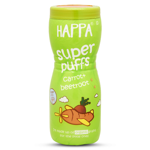 HAPPA SUPER PUFFS CARROT + BEETROOT 40G | WHIM