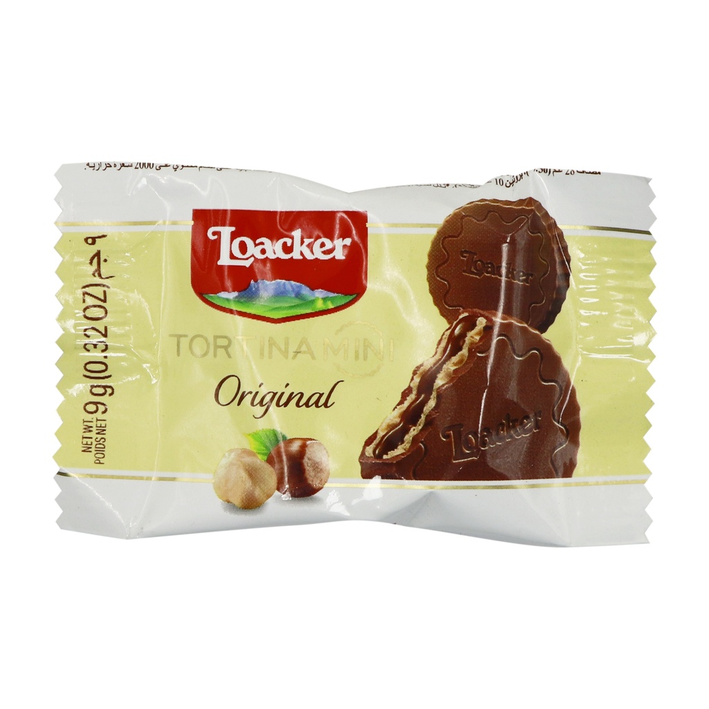 LOACKER GRAN PASTICCERIA TORTINA MINI ORIGINAL WAFER 9G | WHIM